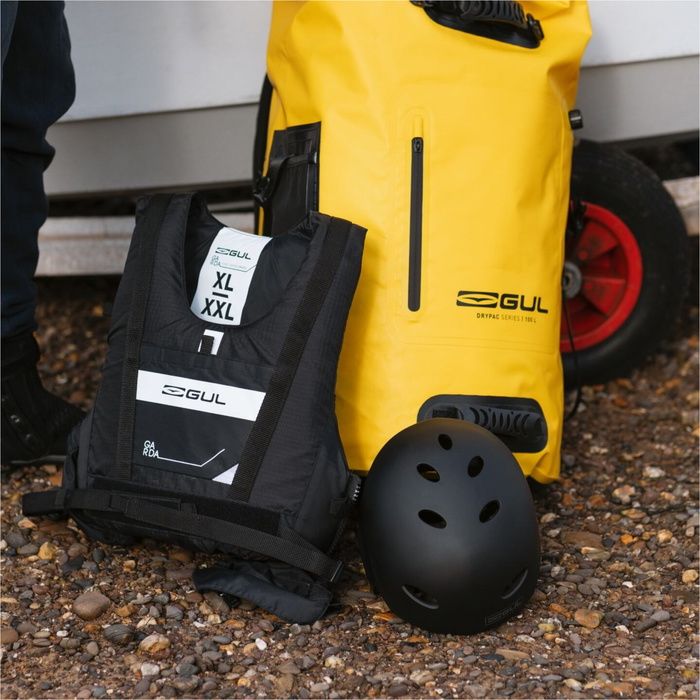 2025 Gul 100L Drypac Series Dry Bag LU0122 - Yellow / Black - Accessories - Luggage | Wetsuit Outlet